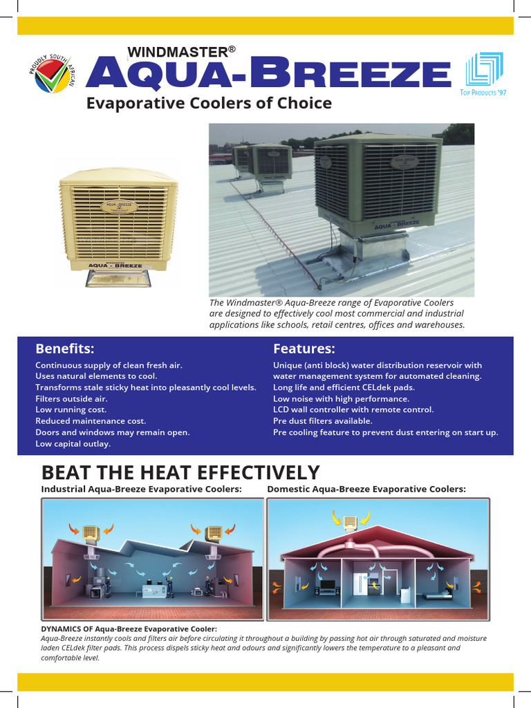 Windmaster Brochure Aqua Breeze | PDF | Thermodynamics | Chemical ...