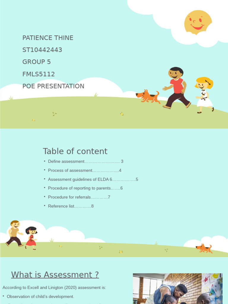 Patience Thine Fmls5112 Poe Presentation | PDF | Child Development ...