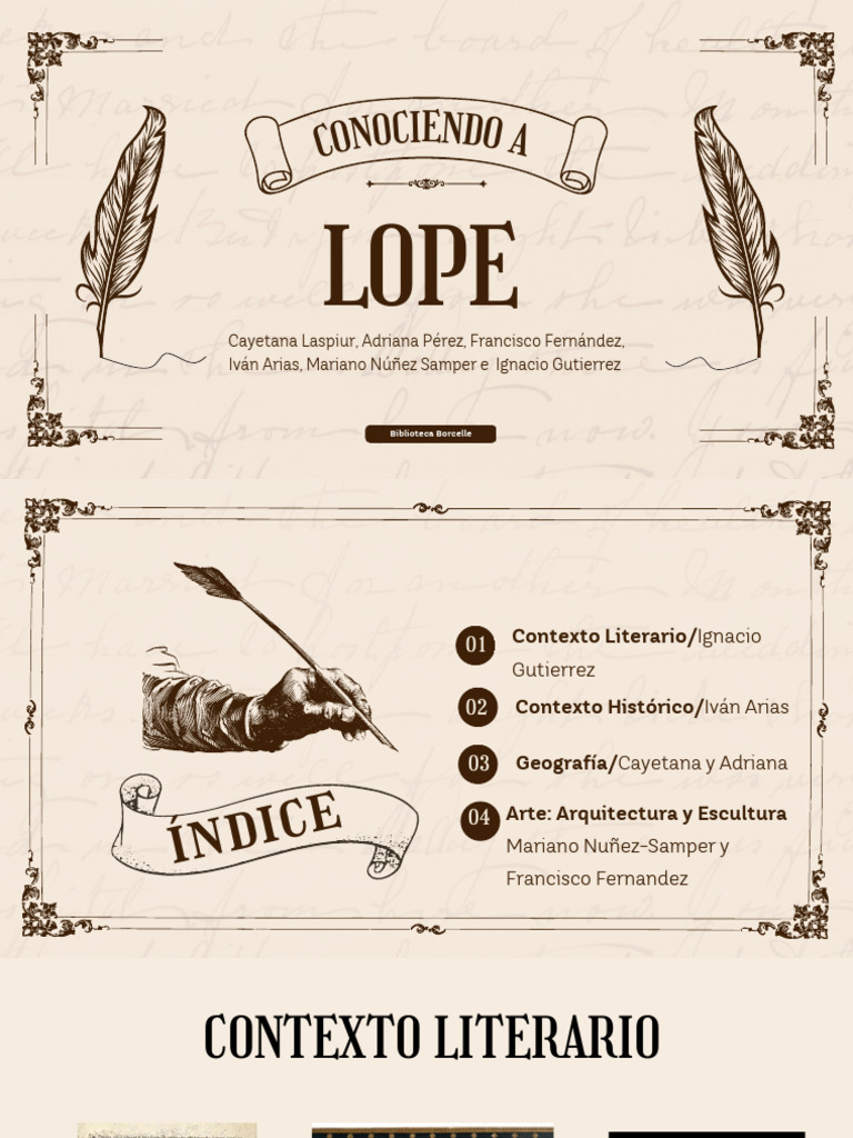 Conociendo A Lope | PDF | Madrid