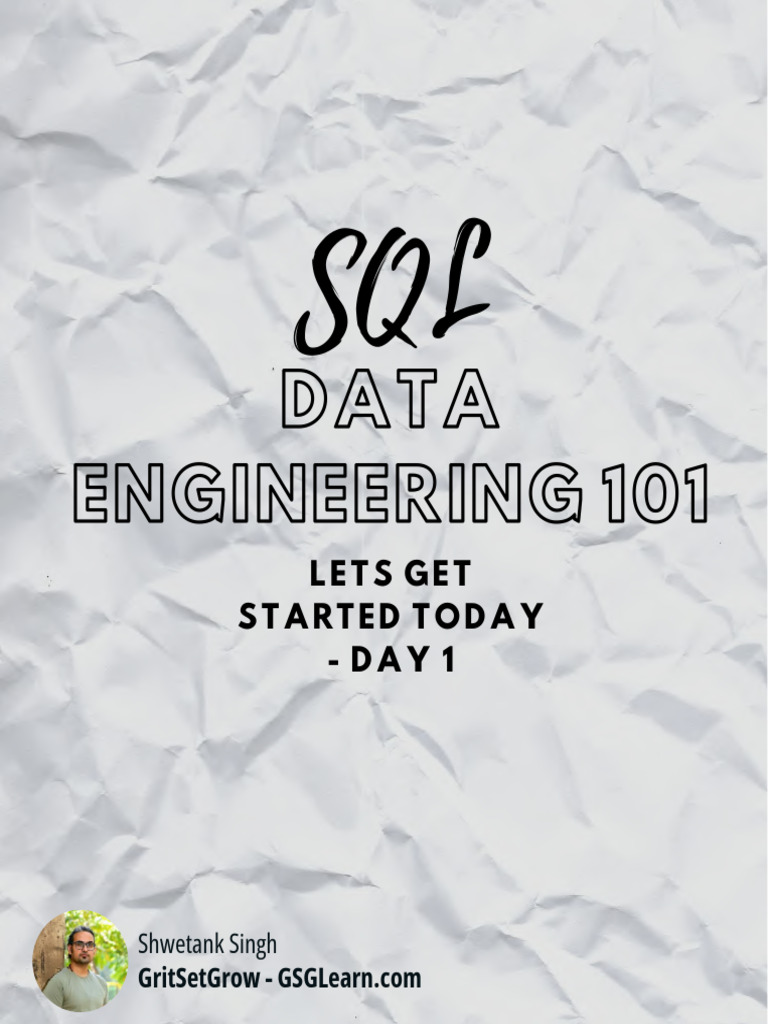 Data Engineering 101 SQL Basics Part 1 173288970 | PDF | Sql | Table (Database)