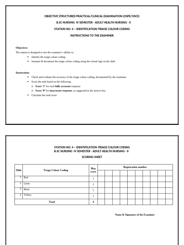 4.triage Color Identification | PDF