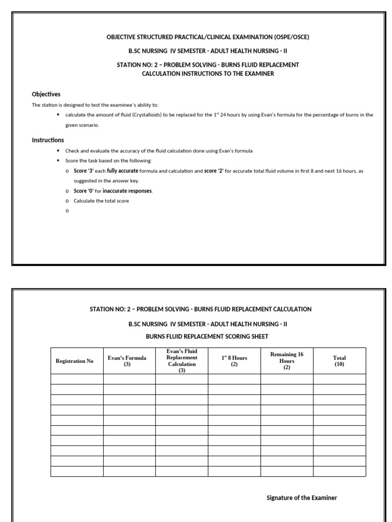 2.BURNS FLUIDS CALCULATION | PDF | Burn | Clinical Medicine
