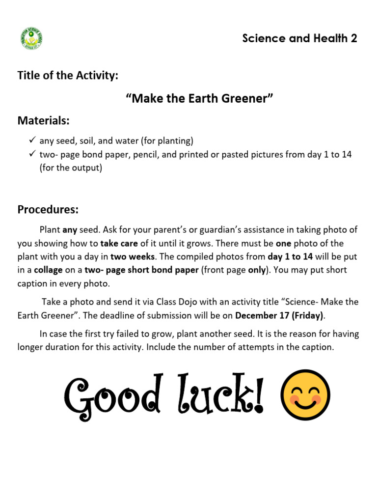 Project in Science 2ND Quarter | PDF