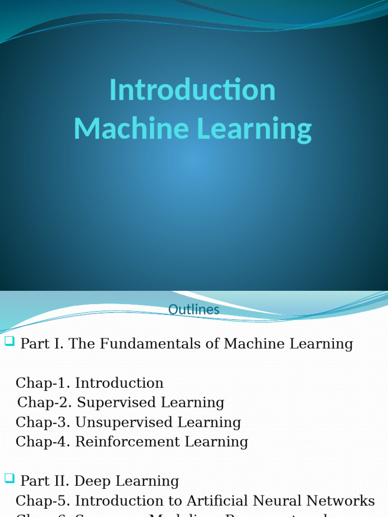 The Machine Learning Landscape | PDF | Machine Learning | Deep Learning