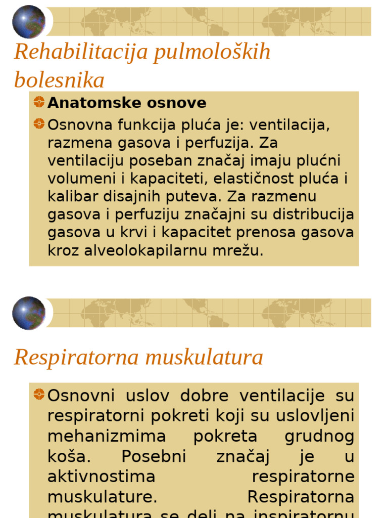 2.respiratorna Rehabilitacija | PDF