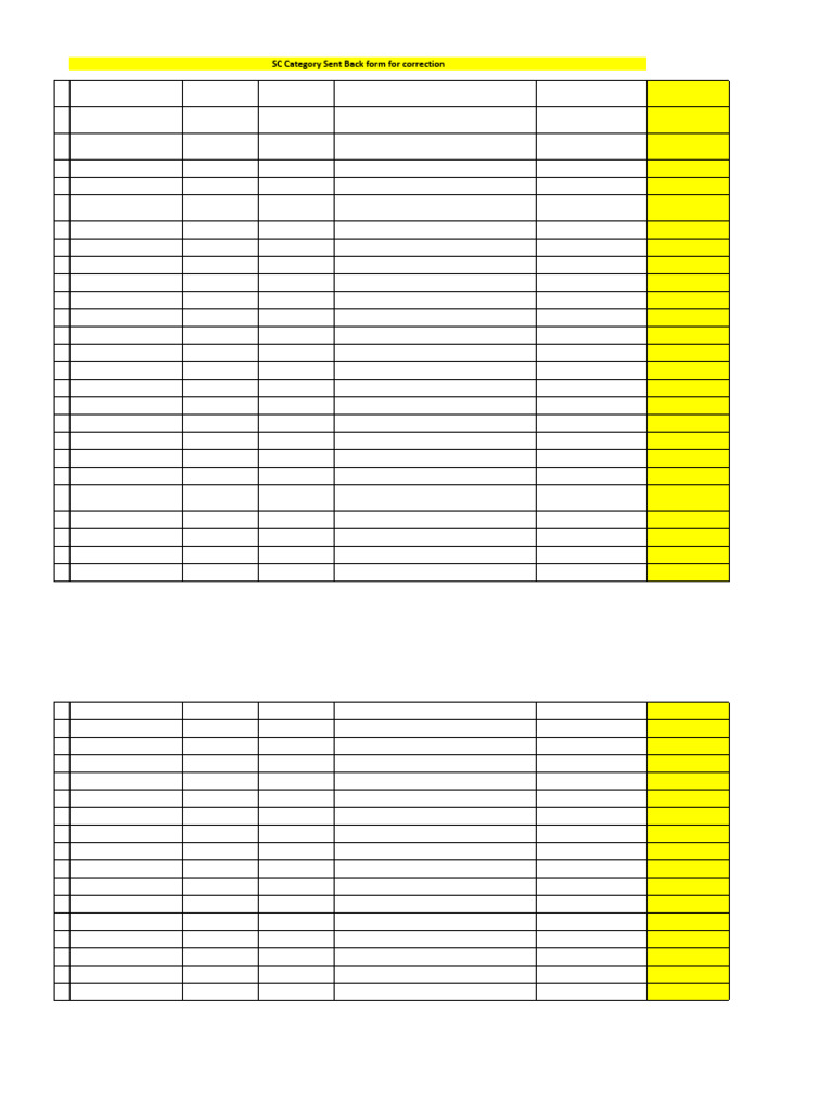 SC 2024-25 Sent Back Form | PDF | Electrical Engineering | Science ...