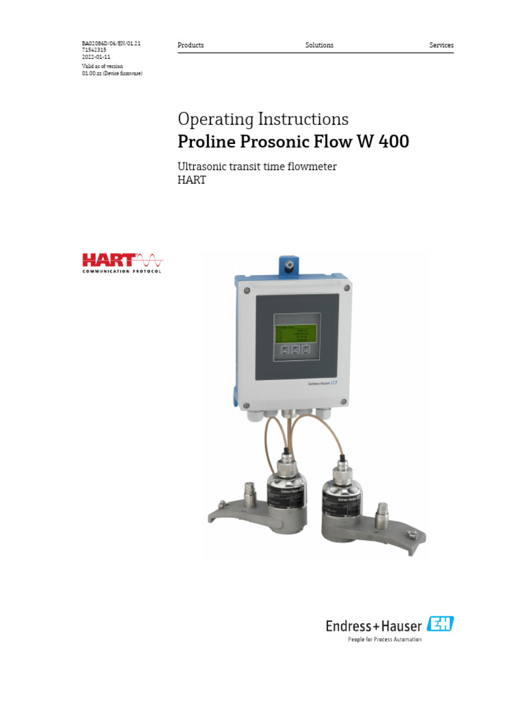 PROSONIC FLOW W400 | PDF | Computer Network | World Wide Web