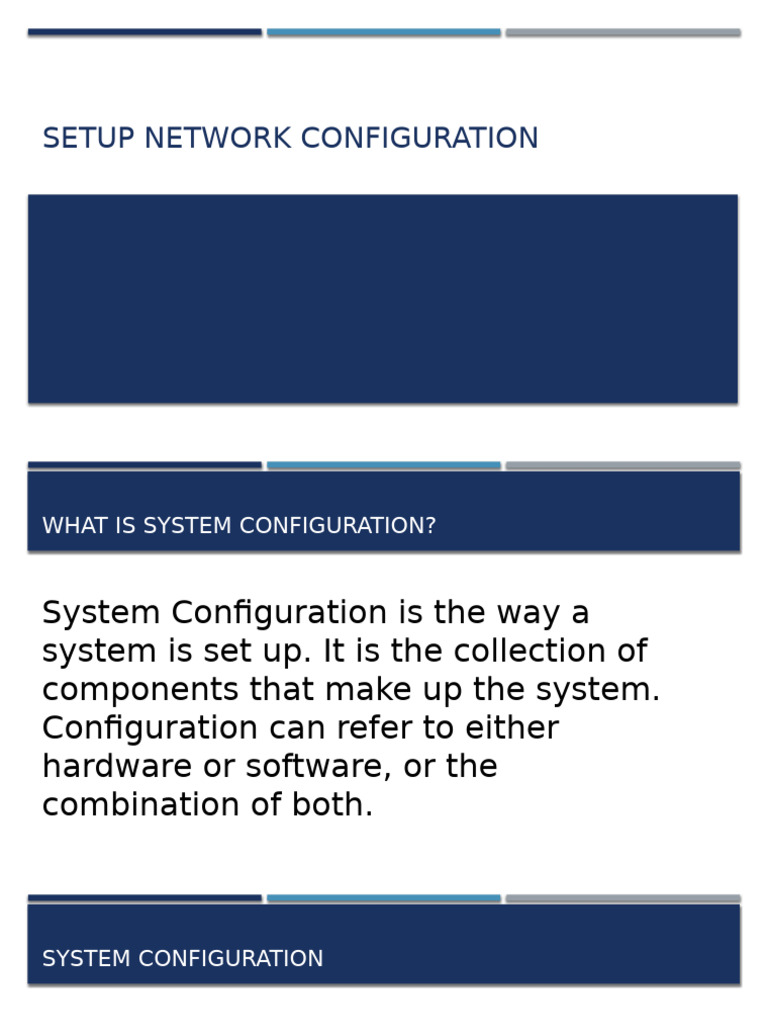 Setup Network Configuration Group 2 | PDF | Ip Address | Computer Network
