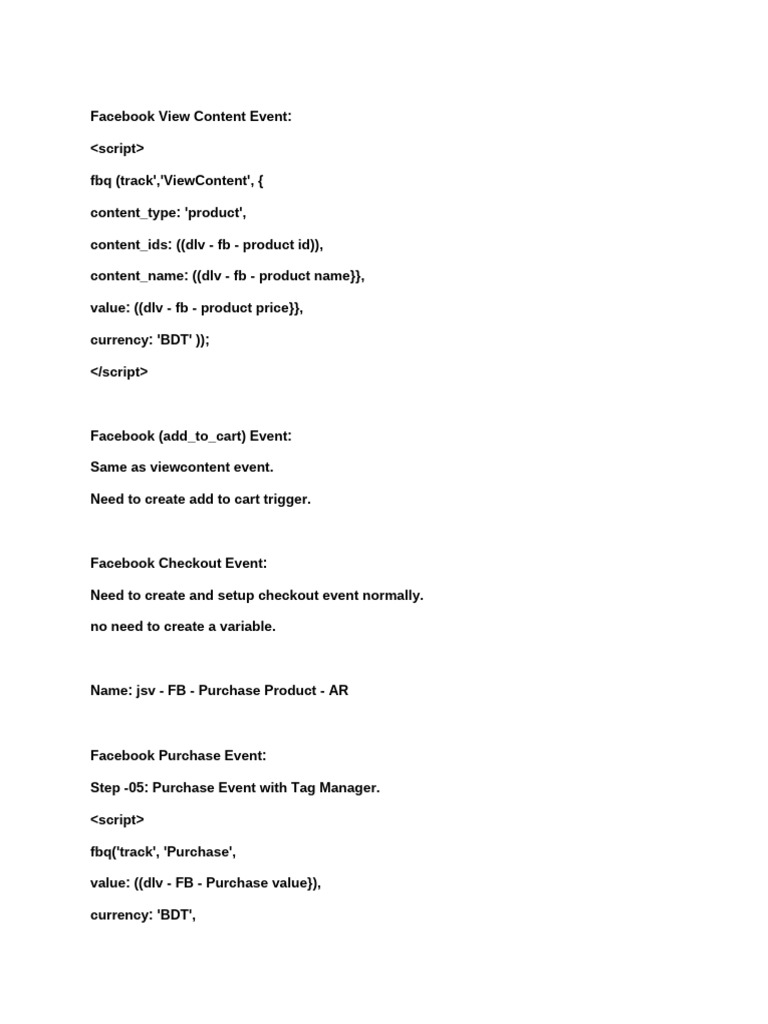 Facebook Tracking | PDF