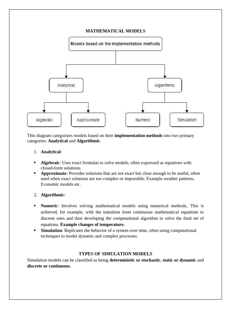 Lecture 3 - Types of Simulation Models and Steps in A Simulation Study | PDF | Simulation ...