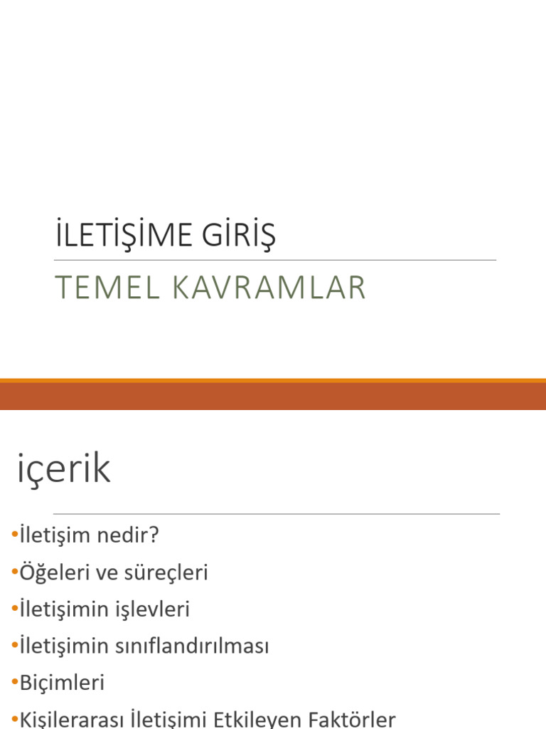 1.iletisime Giris | PDF