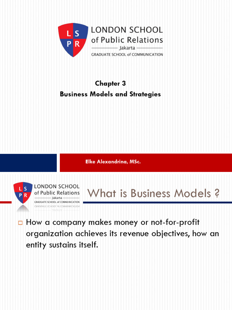3 - Business Models and Strategies | PDF
