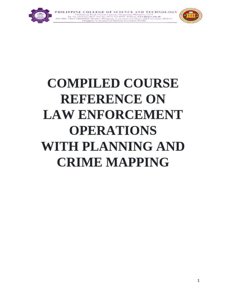 Notes Law Enforcement Operations | PDF | Search Warrant | Police