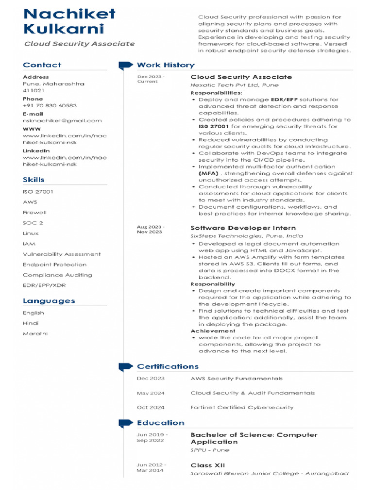 Nachiket_Kulkarni_Resume (2) | PDF