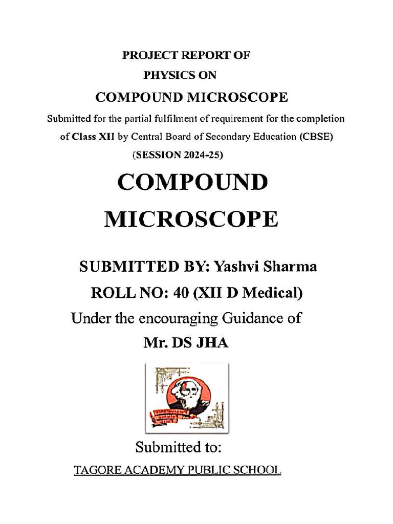 Physics project report | PDF