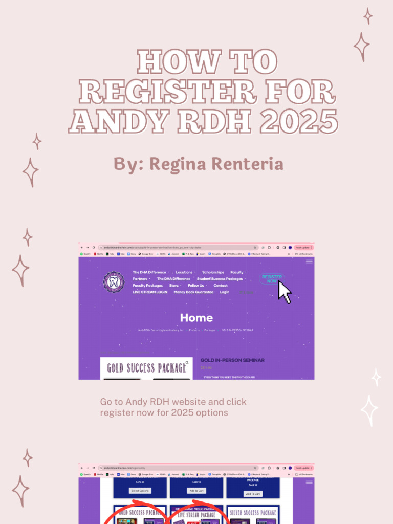 Register for Andy RDH 2025 Seminar | PDF