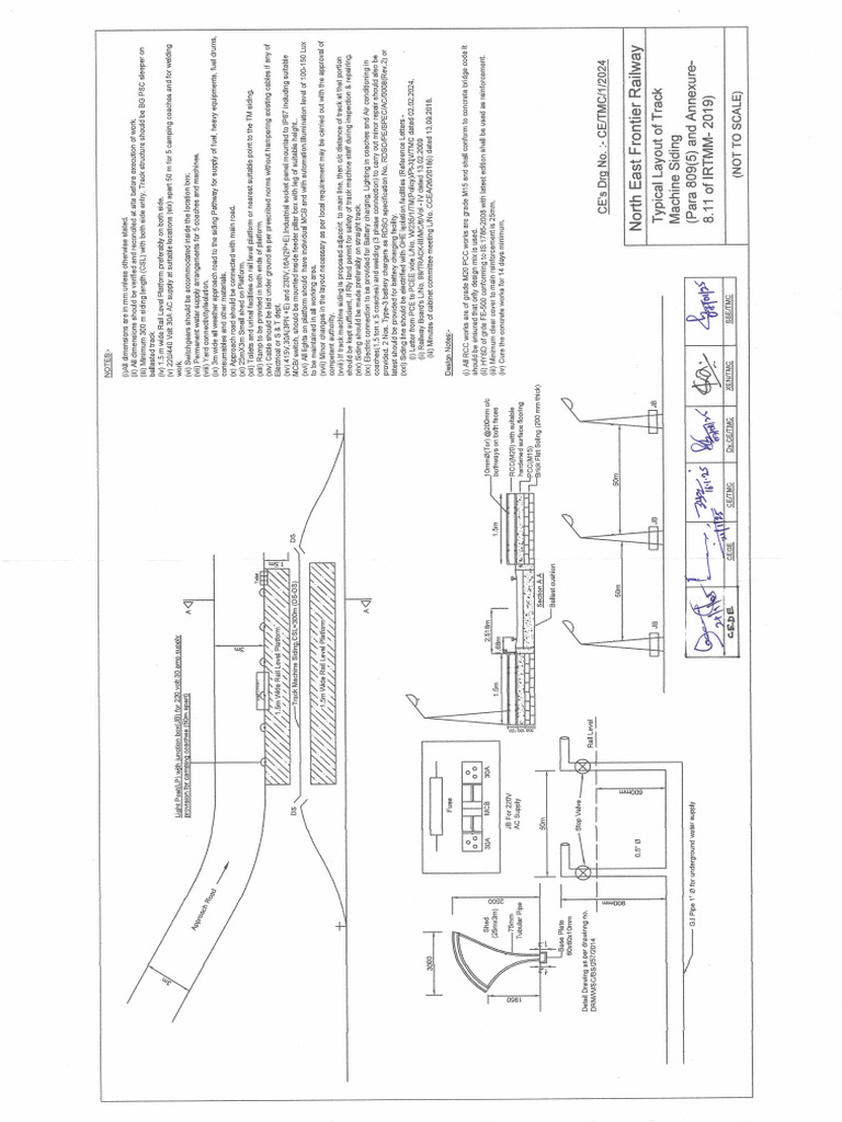 Track Machine Siding CE-TMC-1-2024 | PDF