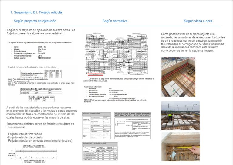 Características del Forjado Reticular | PDF