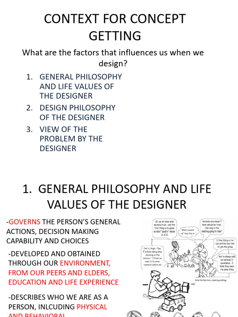 Designer's Philosophy and Values Explained | PDF