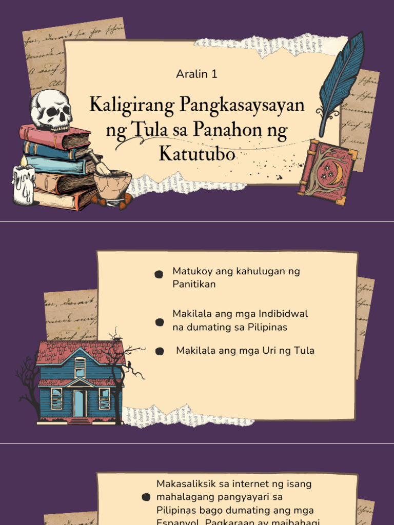 Aralin 1 Tula 1 | PDF