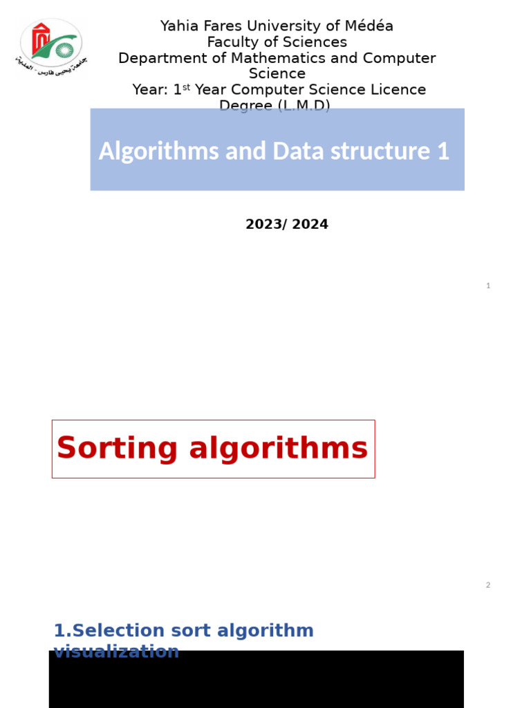 Sorting Algorithms Visualization (3) | PDF Sorting Algorithms Visualization (3) | PDF