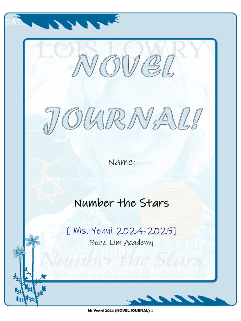Novel Journal Number The Stars | PDF