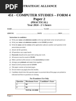 KCSE 2025 Computer PP1 Mock Exam | PDF | Waves | Computing