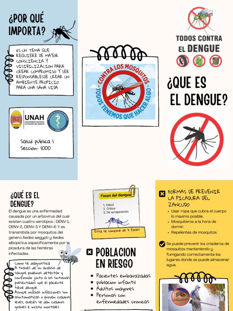 Tríptico sobre el dengue | PDF Tríptico sobre el dengue | PDF