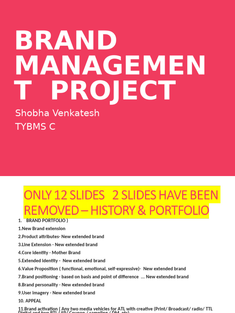 Kes - Brand Project 21-22 Tybms C | PDF