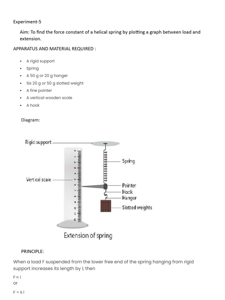 EXP 5 | PDF | Yield (Engineering) | Stress (Mechanics)