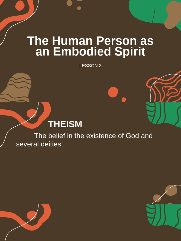 LESSON 3 The Human Person As An Embodied Spirit 2 | PDF | Moksha | Theism