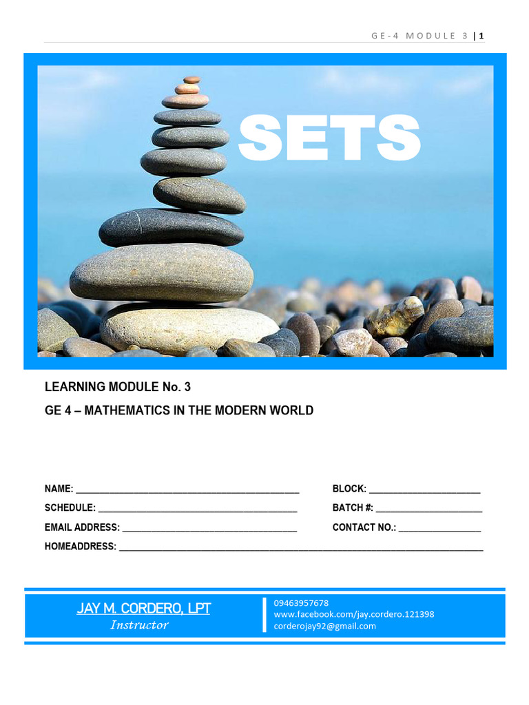 GE4-module-3-NEW (1) | PDF | Set (Mathematics) | Subset