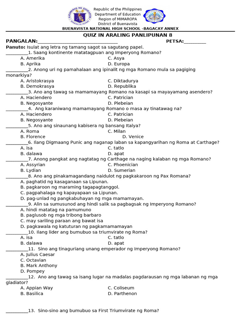 QUIZ #2 Q2 - Week 1 | PDF