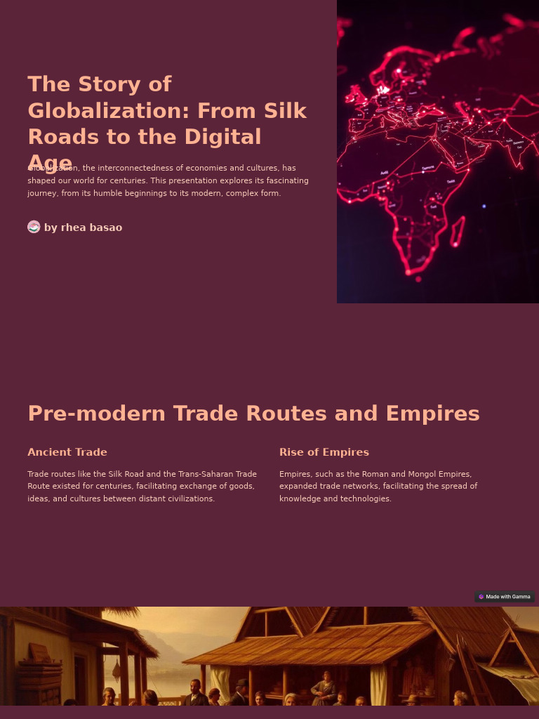The Story of Globalization From Silk Roads To The Digital Age | PDF ...