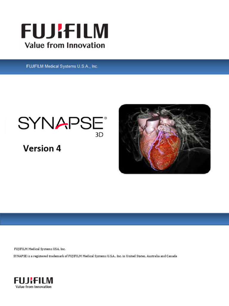 FUJIFILM_Synapse_3D_Brochure | PDF | Medical Imaging | Ct Scan