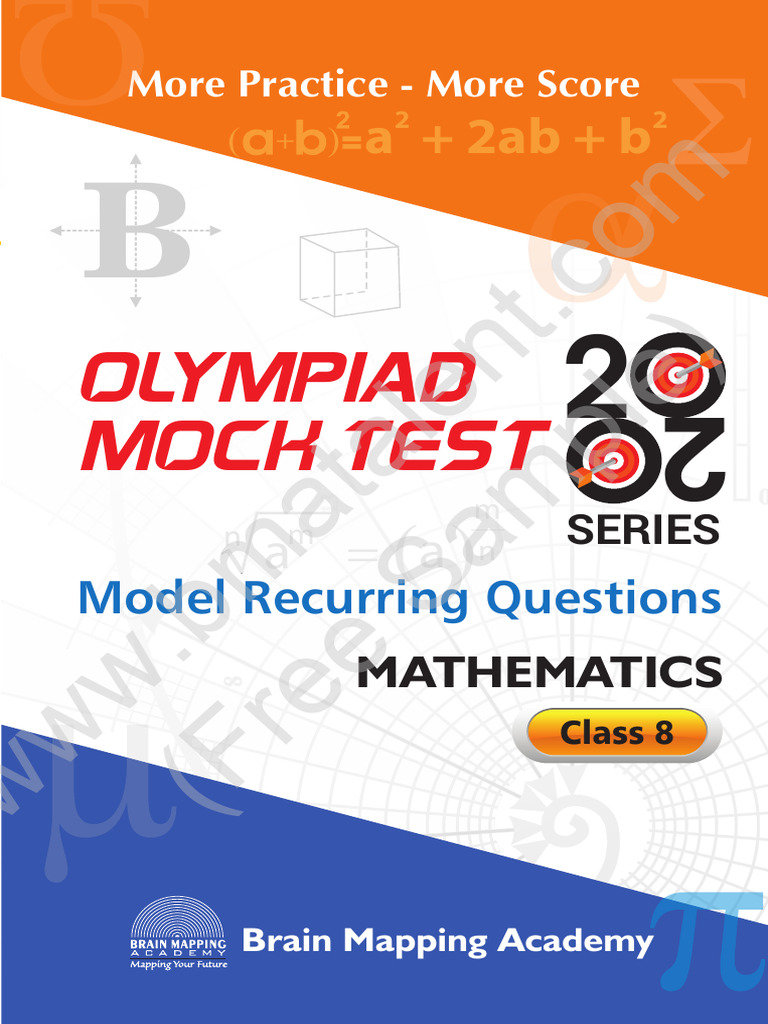 Class 8 Mathematics Mock Test Series | PDF | Numbers | Mathematics