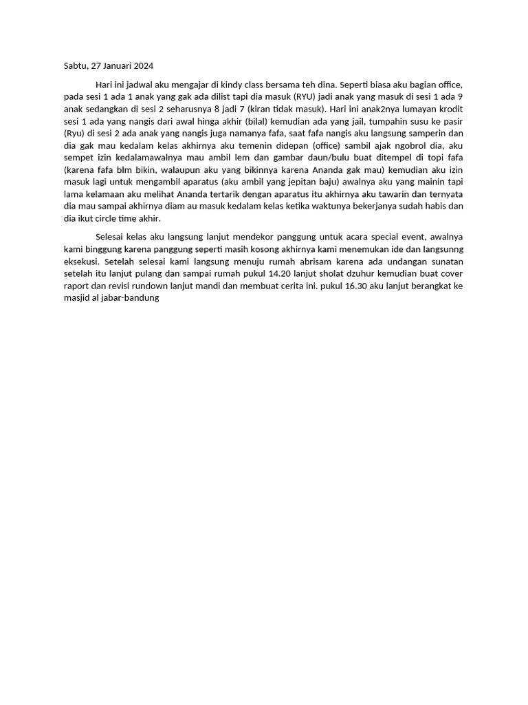 Cerpen Abrisam Sunatan | PDF