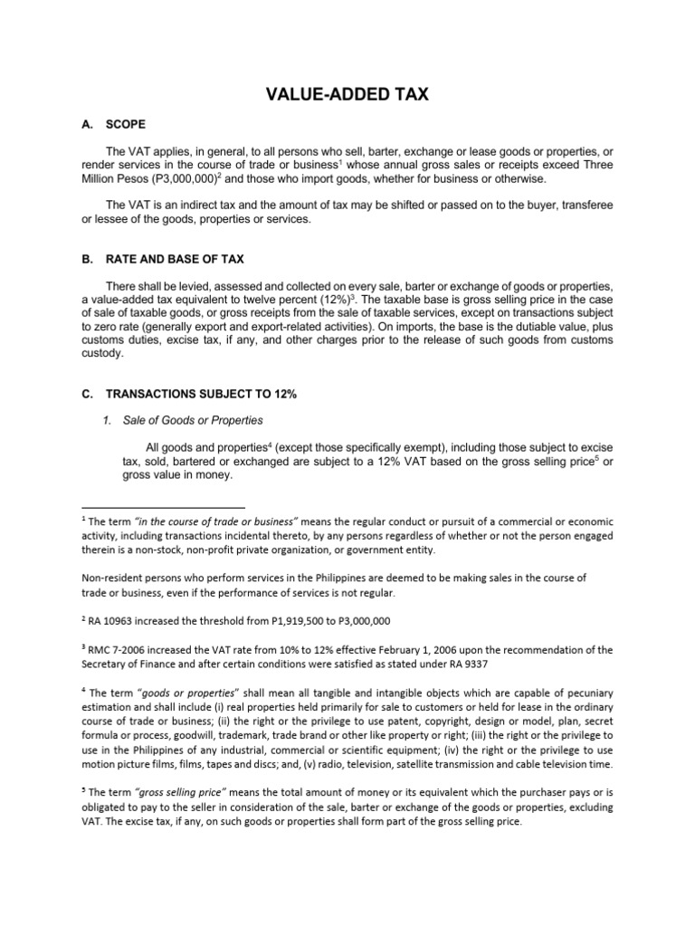 Primer-on-VAT | PDF | Value Added Tax | Taxes