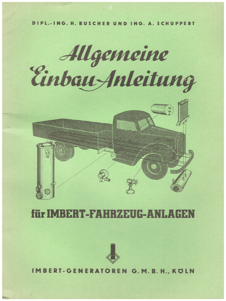 Allgemeine Einbau Anleitung Fur Imbert | PDF