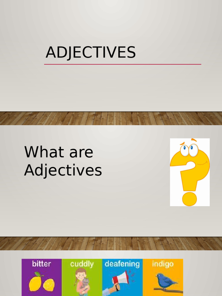 Adjectives: A Beginner's Guide | PDF