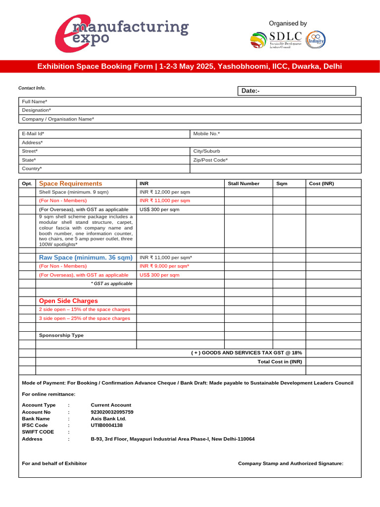 E-Manufacturing Booking Form | PDF | Insurance | Private Law