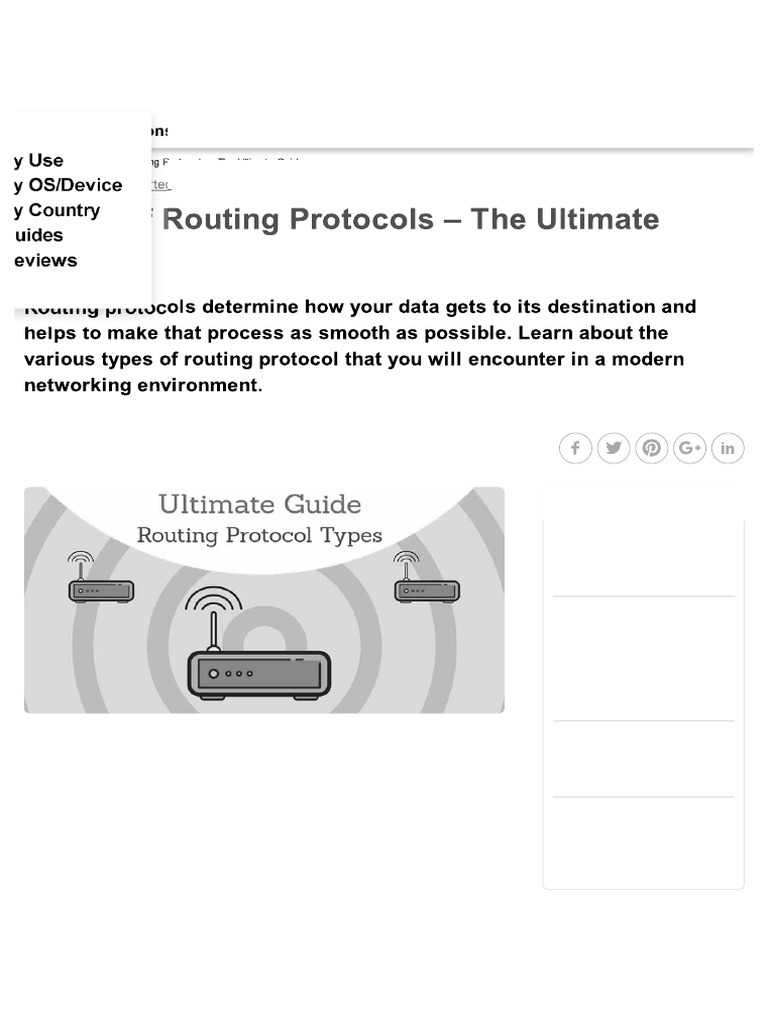 Types of Routing Protocols - The Ultimate Guide (The Essentials!) | PDF | Routing | Computer Network
