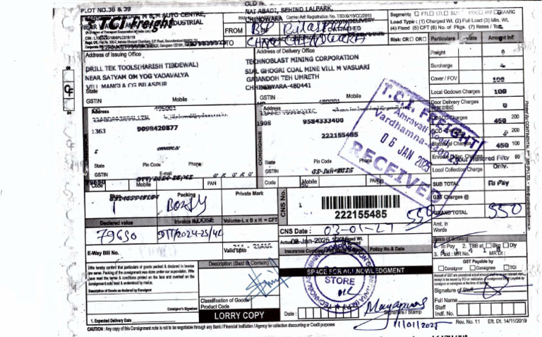 Tci Freight - 222155485 | PDF