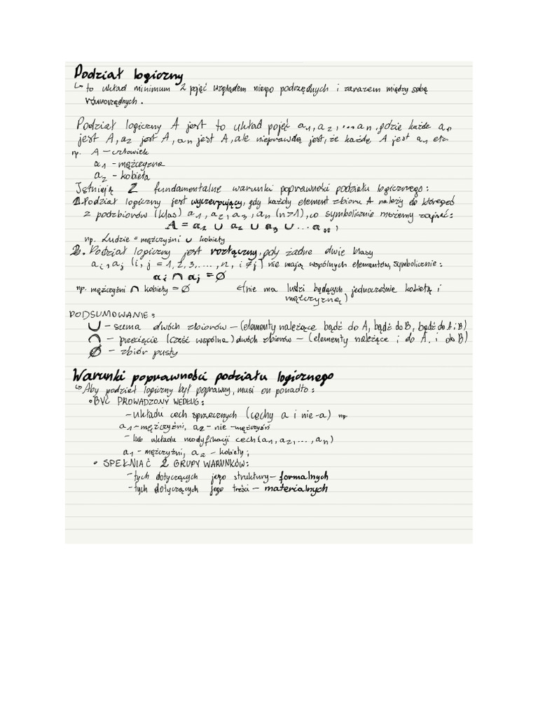 Podzial Logiczny Notatki | PDF