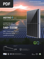 Waaree Data Sheet | PDF | Solar Cell | Solar Power