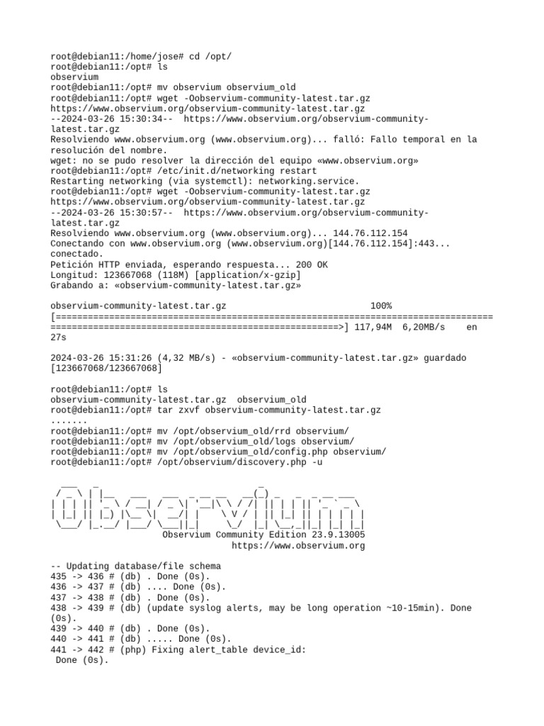 upgrade-observium | PDF | Data Management | Databases