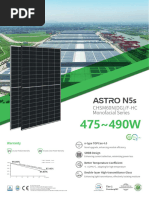 (ASTRONERGY) Datasheet - ASTRO N5 - 560 - 580 N-TYPE - MONOFACIAL | PDF ...