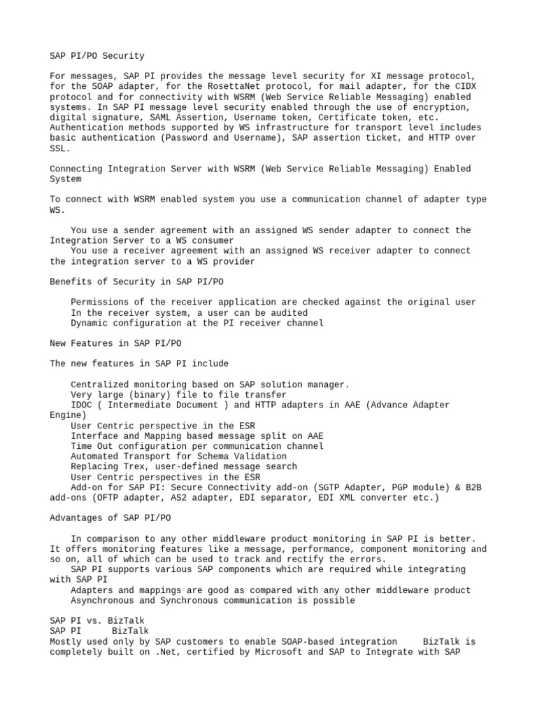 SAP PIPO Guru99 Tutorials1 | PDF | Web Service | Computing