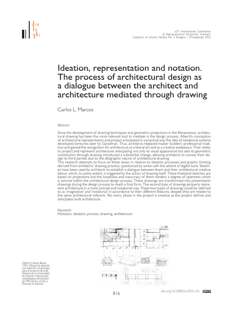 Ideation Representation and Notation The | PDF | Drawing | Geometry