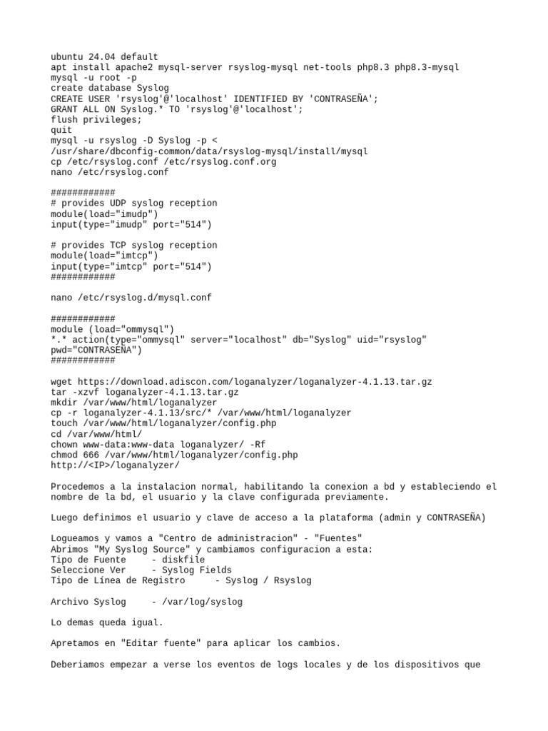 Loganalyzer Install | PDF